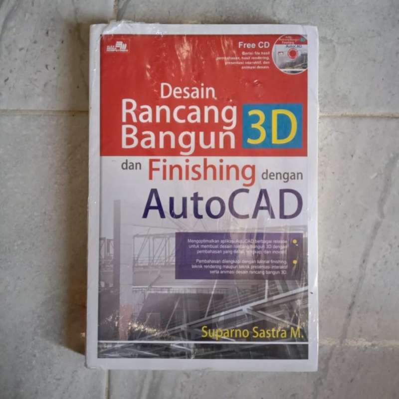 Jual Desain rancang bangun 3D dan finishing dengan AutoCAD plus CD - Suparn di Seller Samudra ...