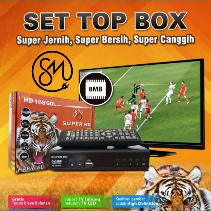 Jual Stb Super Hd Harimau Original, Murah & Diskon April 2024 | Blibli