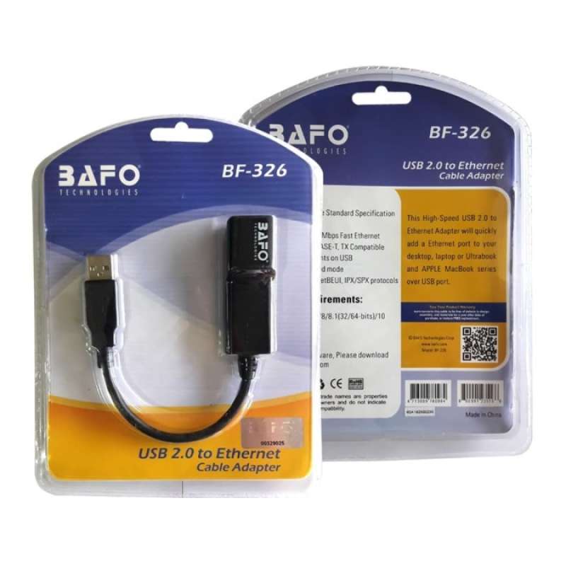 Promo Usb To Lan Bafo Bf 326 Bf326 Usb 2.0 To Lan Ethernet Kabel ...