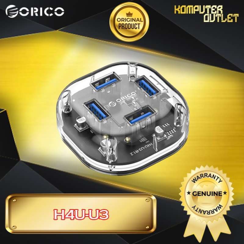 Promo ORICO H4U-U3 4-Port Transparent HUB Diskon 23% di Seller Rocho Store - Utan Kayu Selatan ...