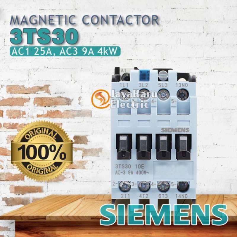 Jual Kontaktor Contactor Siemens 3ts30 3ts3010 3ts3001 24v 110v 220v ...