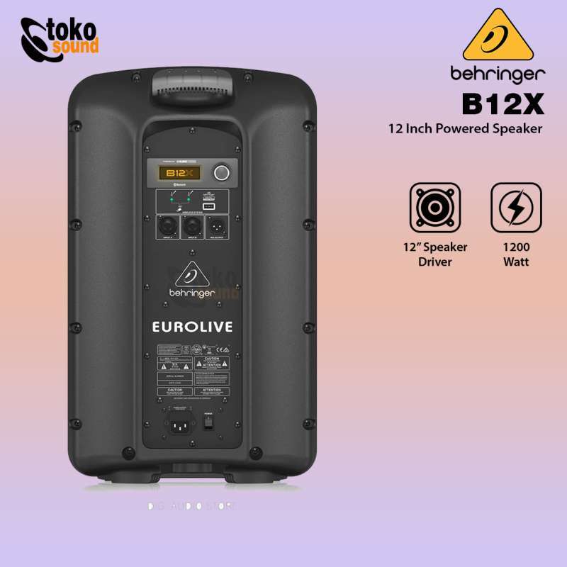 Jual Behringer Eurolive B12x - 12 Inch Active Speaker With Bluetooth Di ...