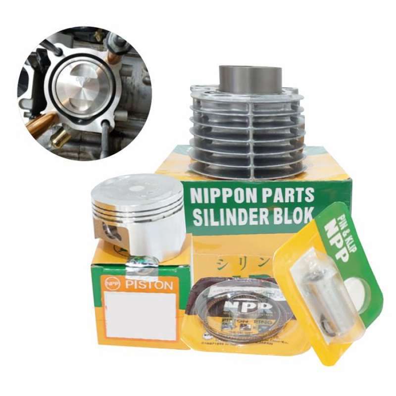 Jual NPP Silinder Blok Mesin Mio J Mio Soul 125 Boring Cylinder Piston ...