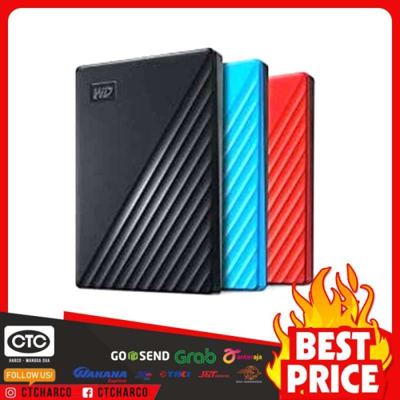 Jual hardisk eksternal wd my pasport 1tb - hdd 1 tb hard disk external - Merah di Seller Narve ...