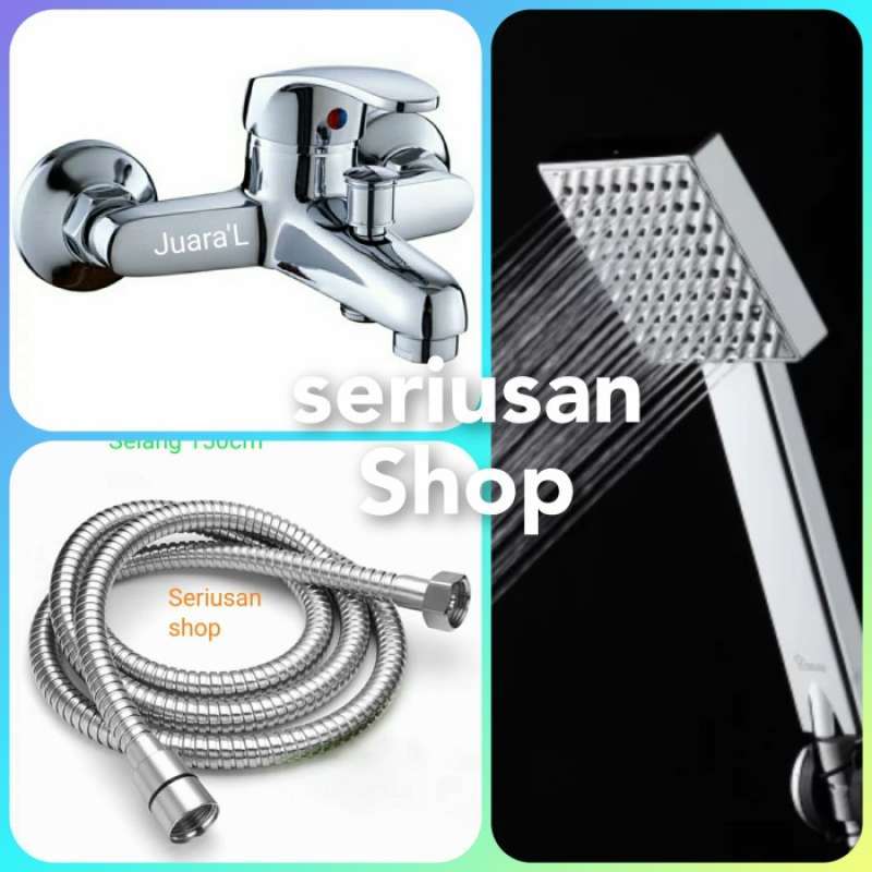 Promo paket Kran Shower Mixer. Keran Mandi panas dingin. Kran Water ...