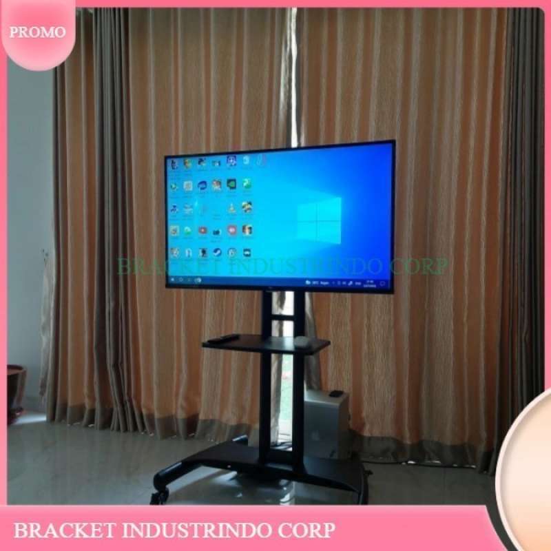 Promo Bracket STAND standing TV berdiri dorang roda 32 sampai 65 inch ...