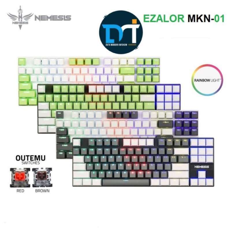 Promo Nyk Nemesis Mkn 01 Ezalor - 87 Keys Rainbow Mechanical Gaming ...