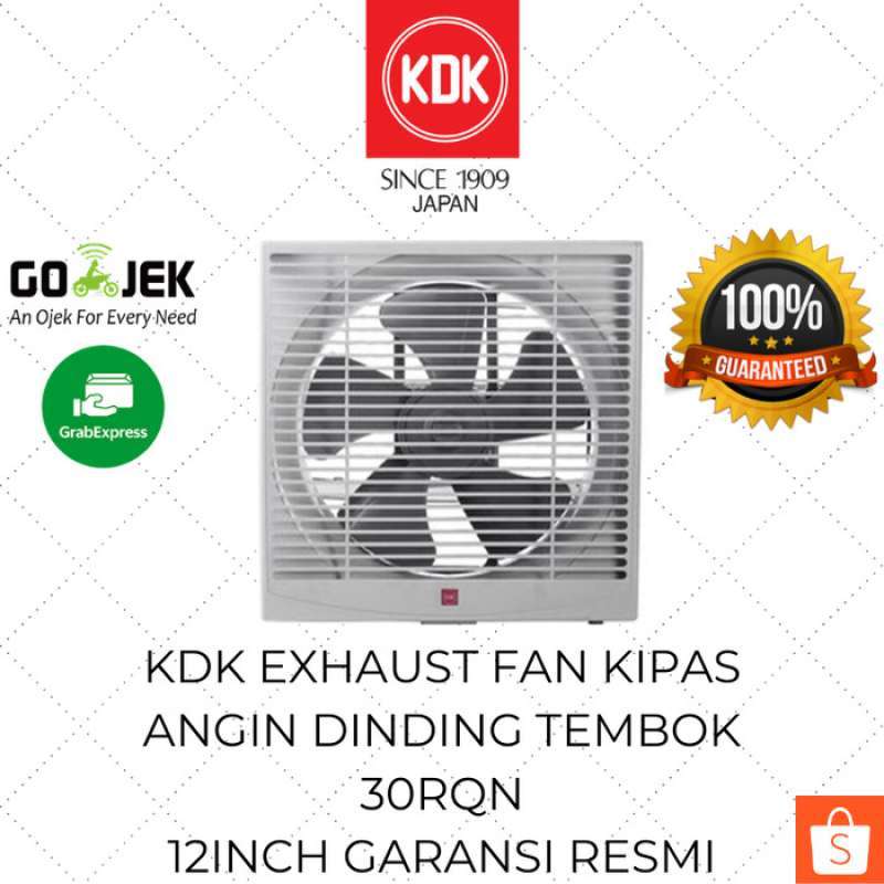 Promo KDK Exhaust Fan Kipas Angin Dinding Tembok 30RQN 12inch Heksos ...