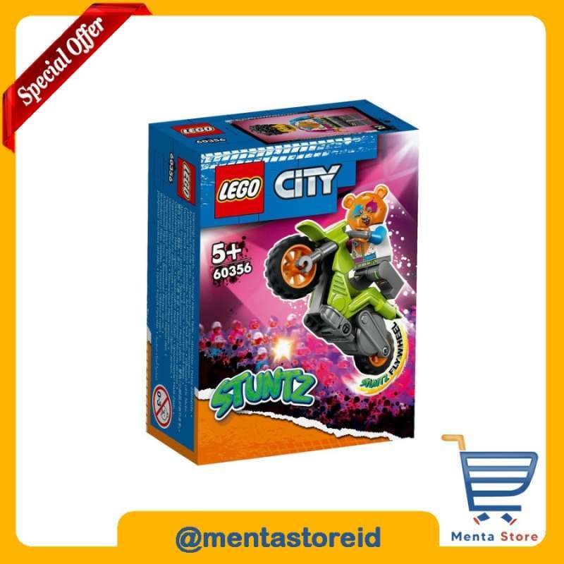 Promo Lego City 60356 Bear Stunt Bike Diskon 43% Di Seller Menta Toys ...