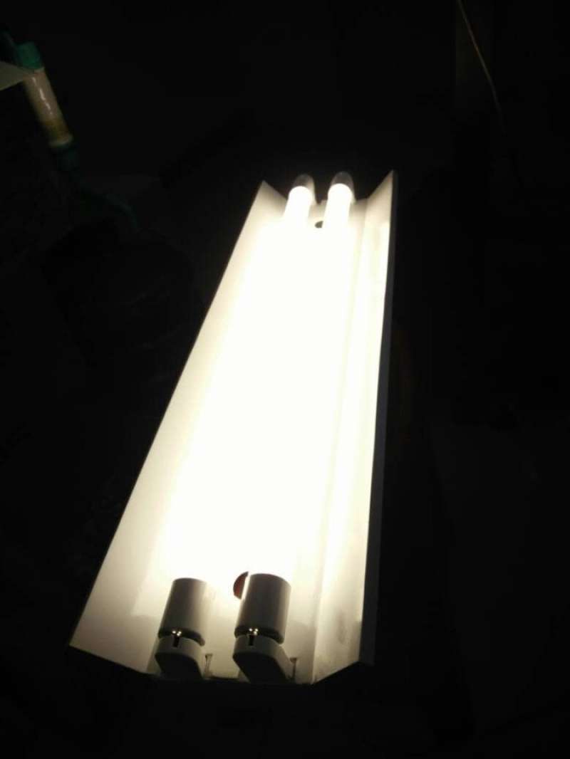 Promo kap lampu TKO 2x 8w LED 60cm / kap lampu neon / kap lampu tube ...