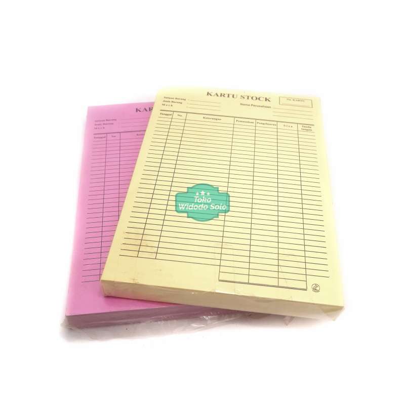 Jual Kartu Stock Kecil Stock Card Persediaan Ukuran 15x21cm - 1 Pack ...