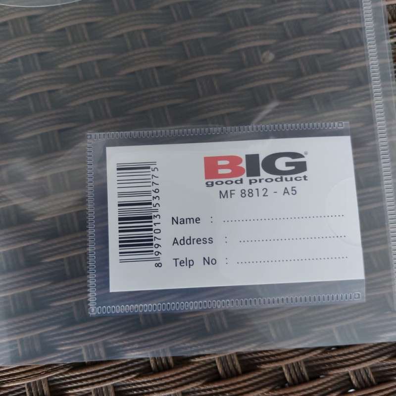 Jual Map Plastik Kancing A5 Big - 1 Lusin Di Seller Toko Widodo Atk ...