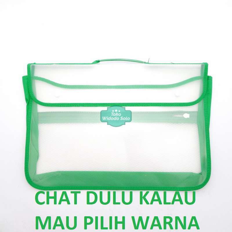 Jual Map Jala Plastik Kancing Benik Ukuran Folio F4 Polos Transparan ...