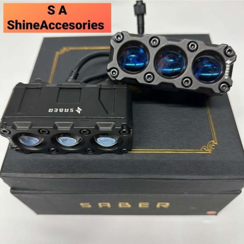 Promo Led Projector Mobil Lampu Mini Projie Saber Sr3 V2 Mini Projie
