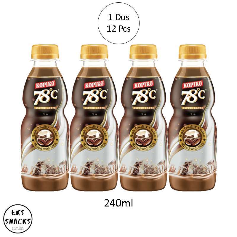 Jual KOPIKO 78C Coffee Latte 240ML [1 Dus 12 Pcs] di Seller EKS Snacks - Jelambar Baru, Kota ...