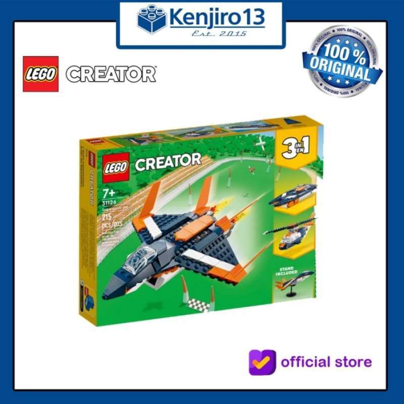 Promo Lego Creator 3in1 31126 Supersonic-jet Diskon 23% di Seller ...