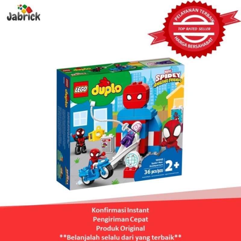Promo Lego 10940 Duplo Spider-man Headquarters Diskon 23% Di Seller ...