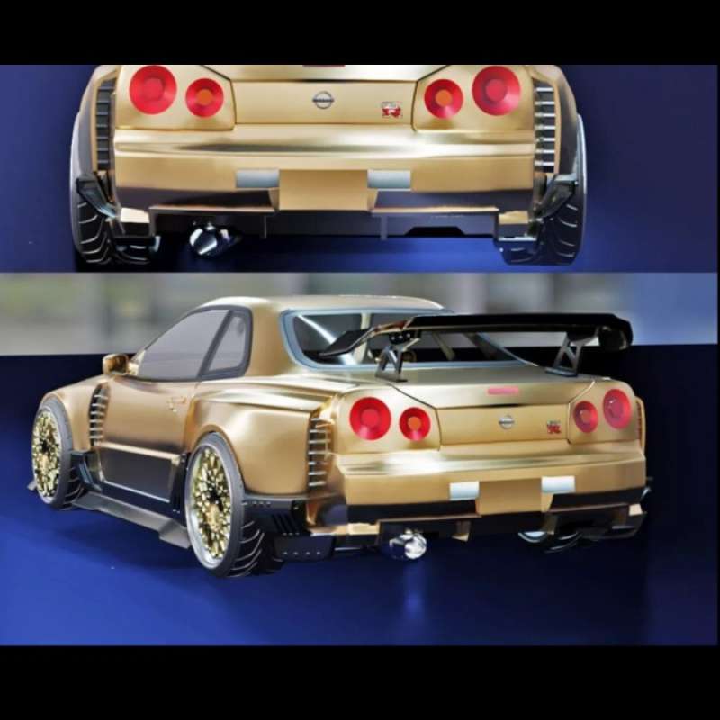 Promo GTR R34 BODYKIT FOR TAMIYA 1/24 MOKIT MODEL KIT Diskon 23% di ...