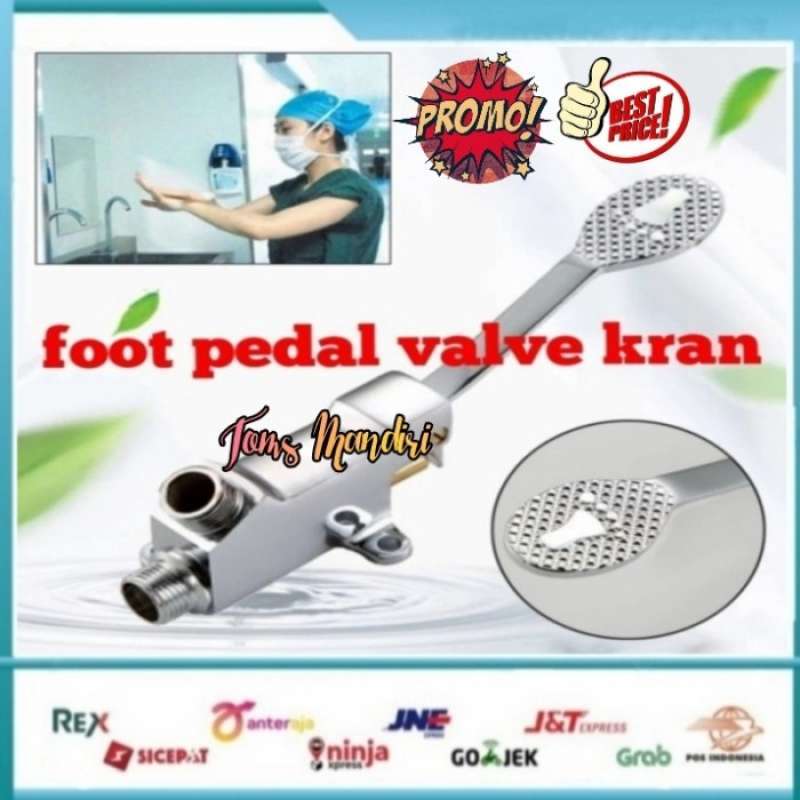 Promo Keran Injak Keran Basin Injak Keran Wastafel Pedal Kran Injak Wastafel Diskon 23% di ...