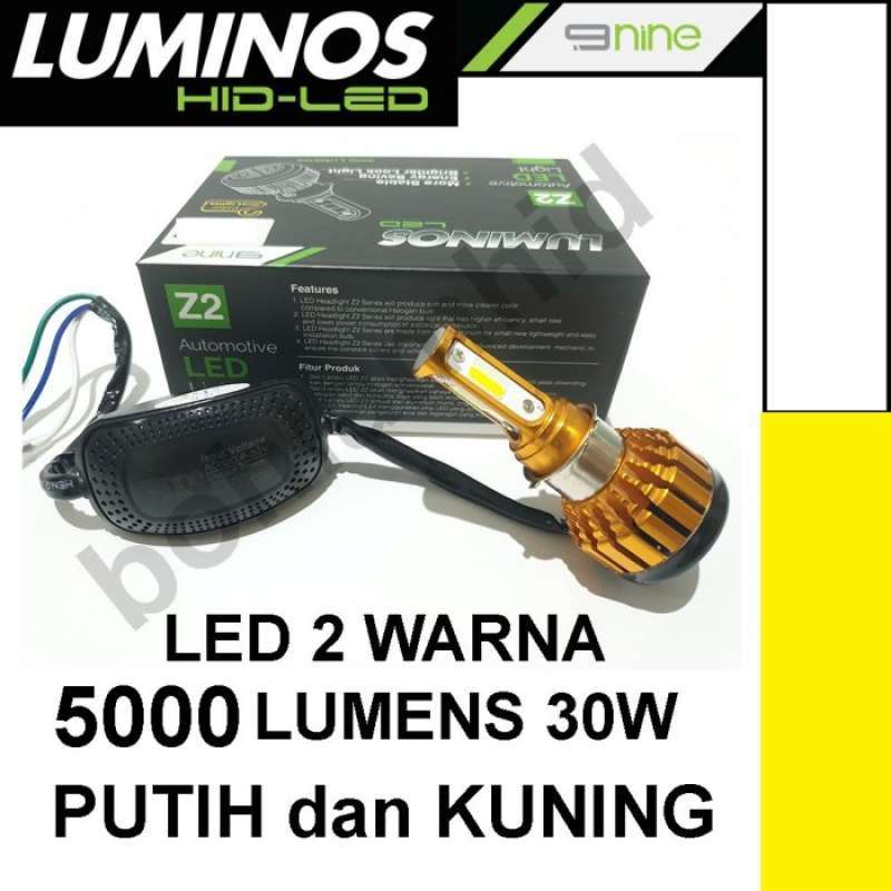 Promo Lampu Motor Led Nex Luminos Z2 2 Warna Putih Dan Kuning Diskon 23 ...
