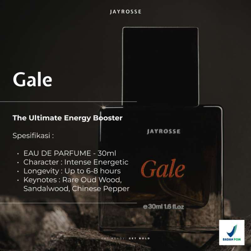 Promo Jayrosse Perfume GALE Parfum Pria EDP Jayrose Original Pemikat ...