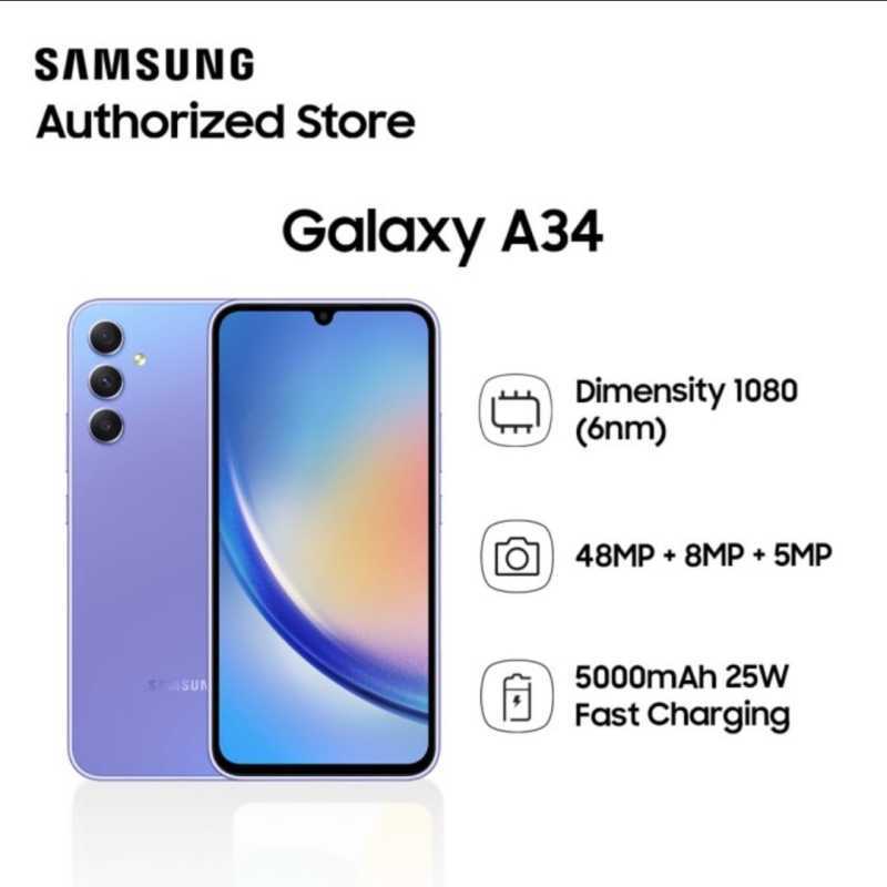 Jual Samsung Galaxy A34 5G [8/128] [8/256] Garansi Resmi SEIN di Seller ...