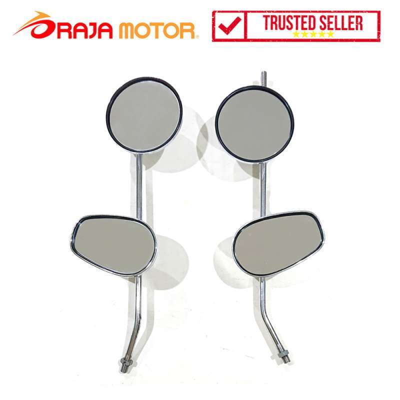 Promo Raja Motor Spion Motor Yamaha Model Susun 2 Kaca - Chrome Diskon ...