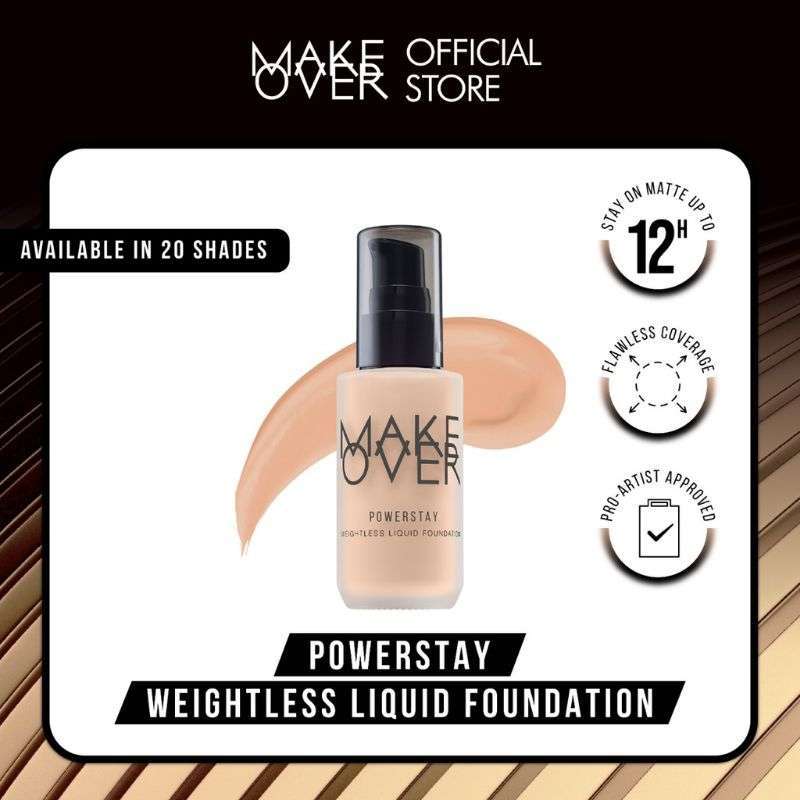Jual Make Over Powerstay Weightless Liquid Foundation - N30 Natural ...