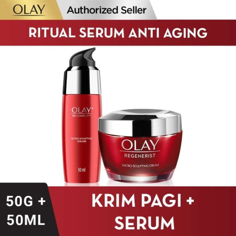 Promo Olay Regenerist Micro Sculpting Set Antiaging Hyaluronic Skincare Diskon 23% Di Seller ...