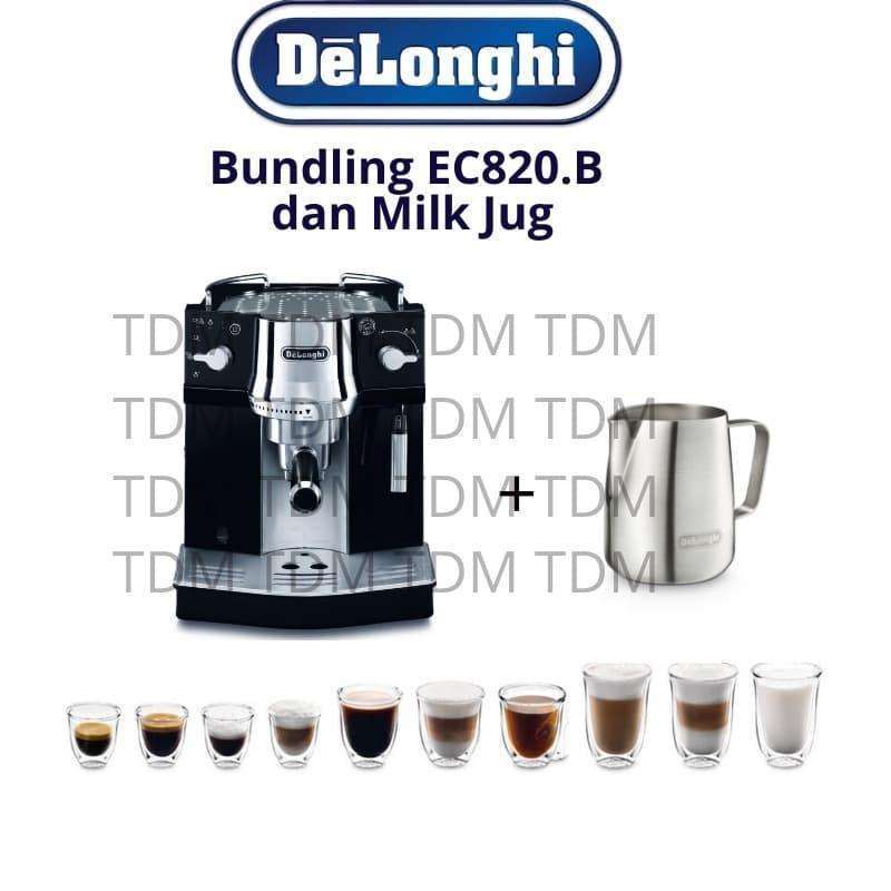 Jual Bundling Mesin Kopi Delonghi EC 820B + Milk Jug di Seller MR ...