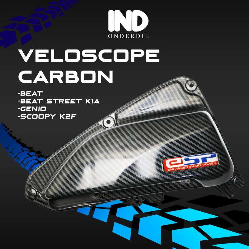 Jual Tutup Box Filter Carbon Genio Scoopy New Esp K2f 2021 Beat Street ...