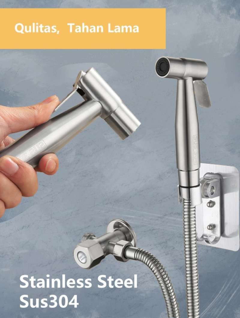Promo Jet Shower Stainless Steel Sus 304 / Shower Cebok Asli Sus 304 ...