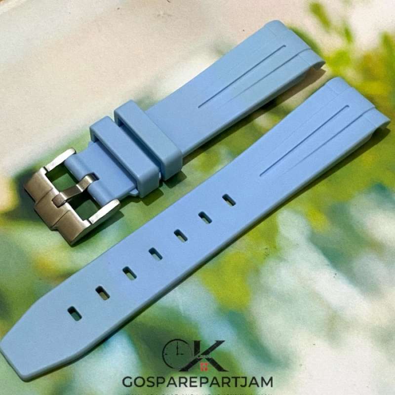 Promo Strap Tali Jam Rubber Melengkung 20 Mm Omega X Swatch Moonswatch ...