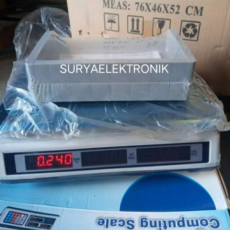 Promo Timbangan Digital Meja Laundry Barang Buah Sembako Daijin 30 Kg Diskon 23% Di Seller ...