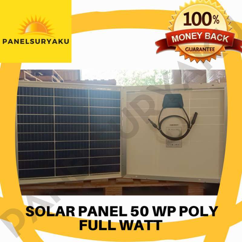 Promo SOLAR PANEL SURYA SOLAR CELL MODULE 50 WP 50 WATT POLY MAYSUN ...