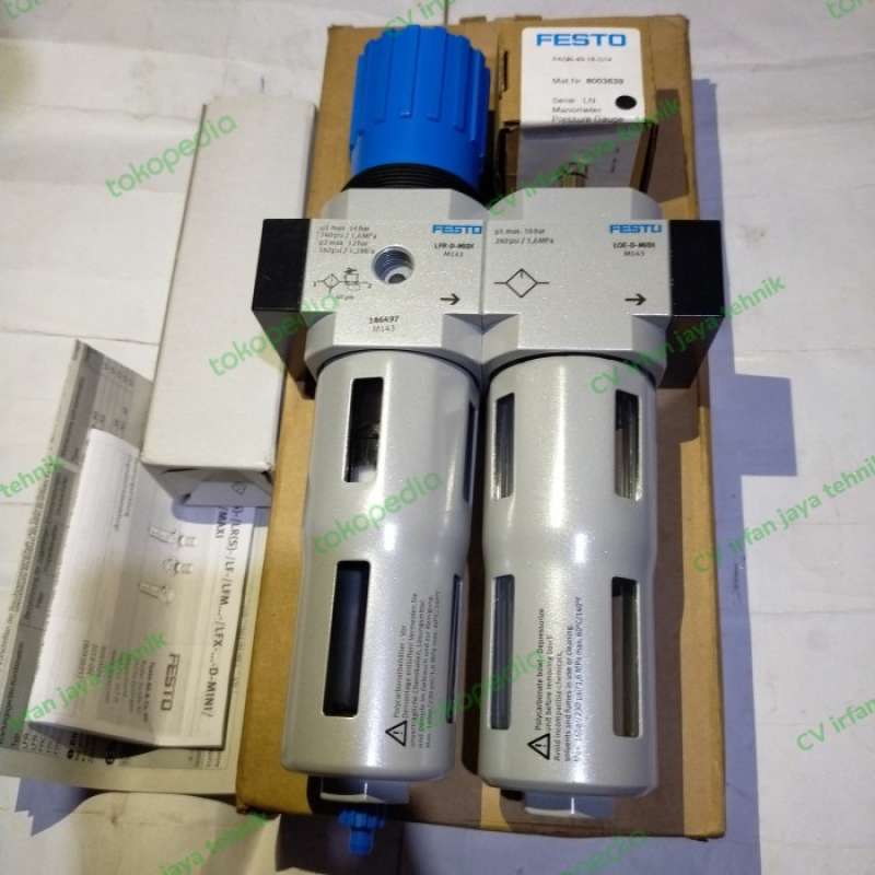 Promo air filter regulator lubricator FESTO FRC-1/4-D-MIDI new original ...