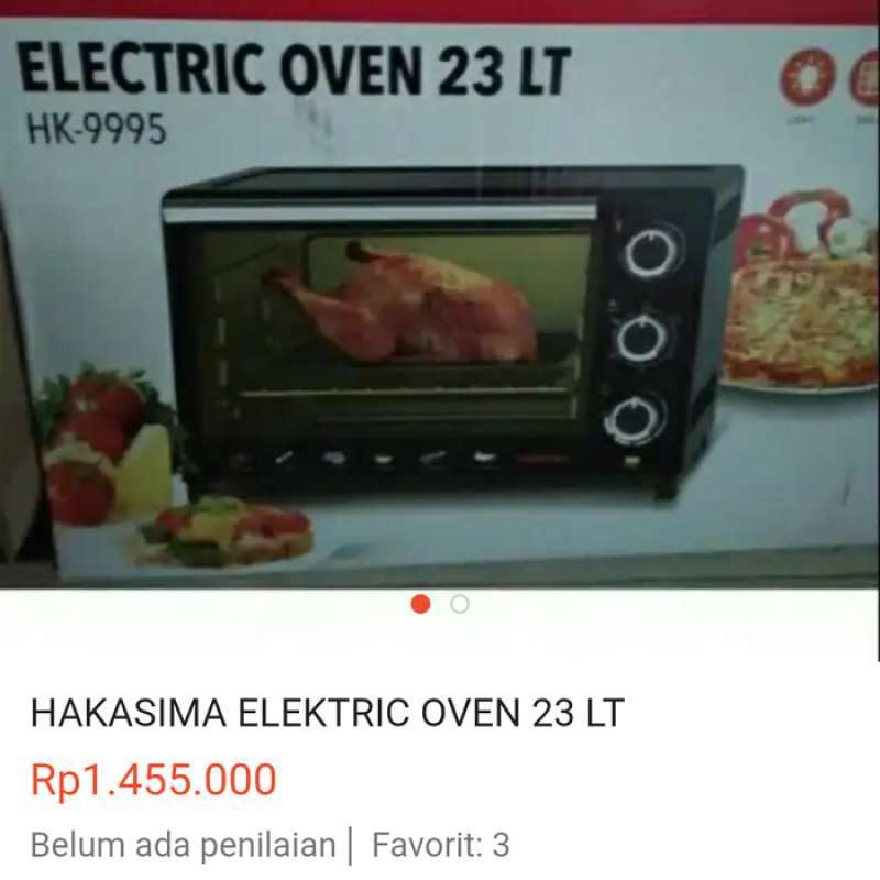 Promo Hakasima Oven 23 Liter Diskon 23% di Seller Surota Aska ...