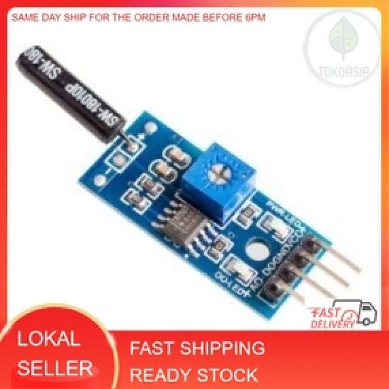 Jual Ready Stock Sw 1801p High Sensitivity Vibration Sensor Module