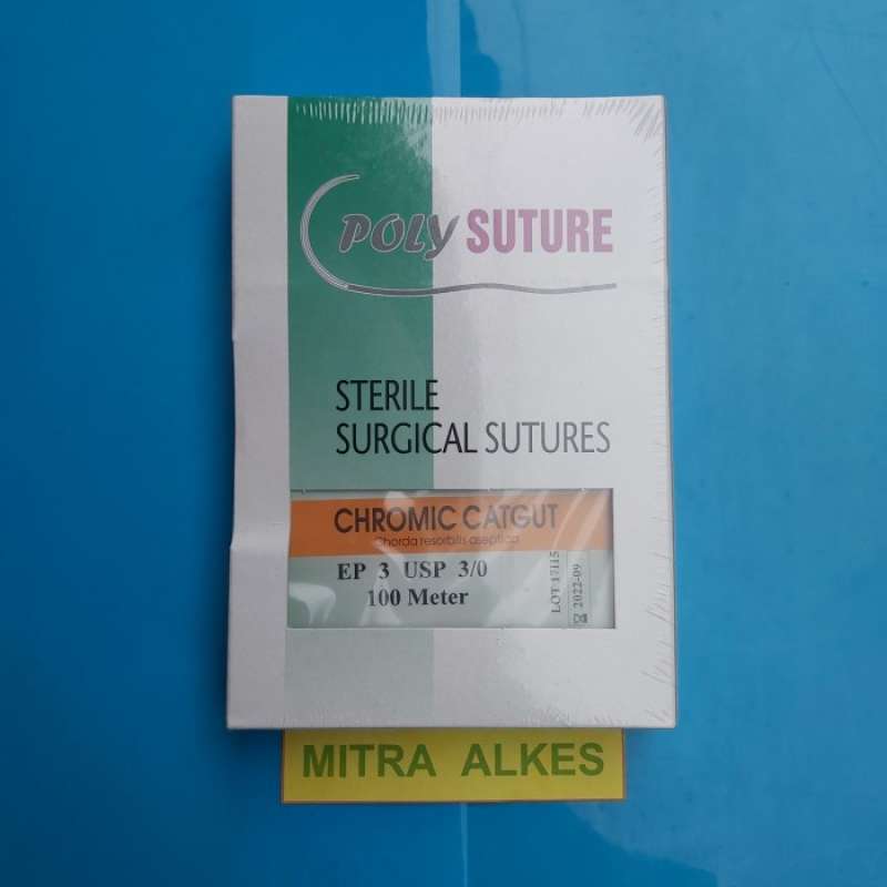 Promo Benang Chromic Catgut Polysuture. Sterile Surgical Sutures Poly ...
