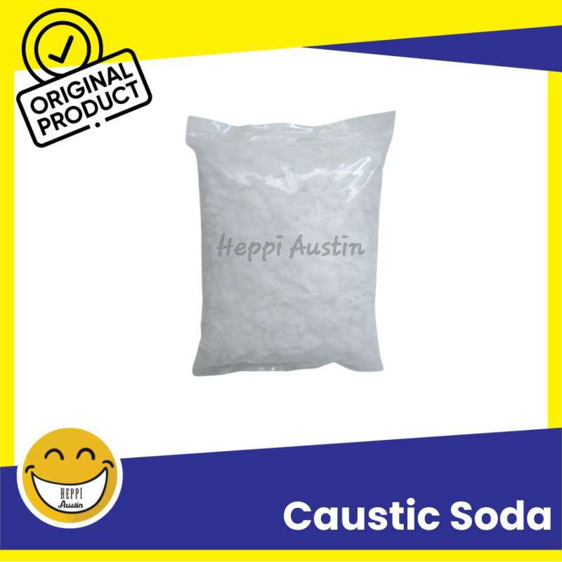 Jual Caustic Soda Flake Soda Api NaOH Sodium Hidrokside RRC 1KG di ...