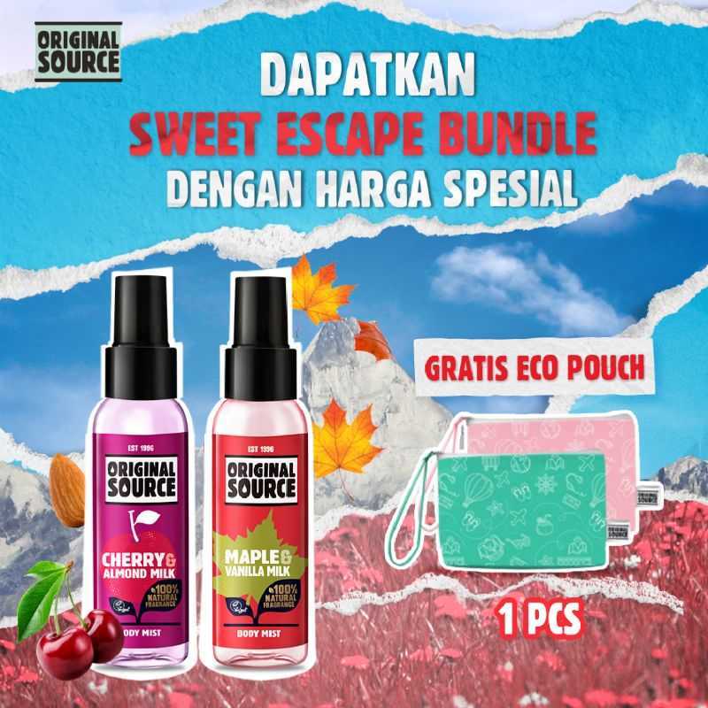 Promo WHS - Original Source Body Mist Maple & Vanilla Milk - Parfum ...