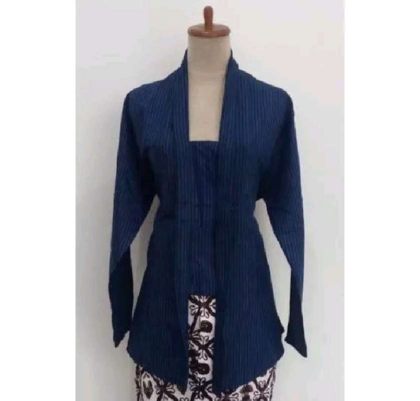 Jual ATASAN BAJU ADAT JAWA WANITA | KEBAYA LURIK BIRU | PAKAIAN PEREMPUAN TRADISIONAL KHAS ADAT ...