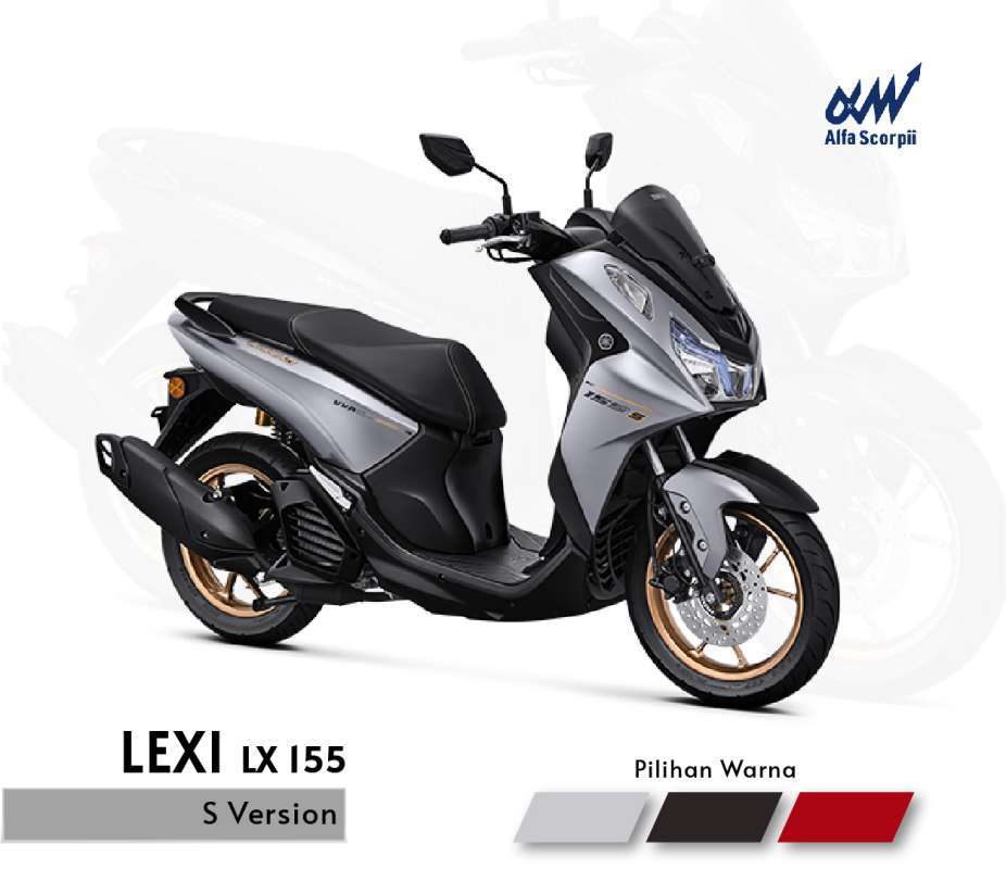 Jual Lexi Lx 155 S Version Otr Sumatera 2024 - Sumut Elixir Dark Silver ...