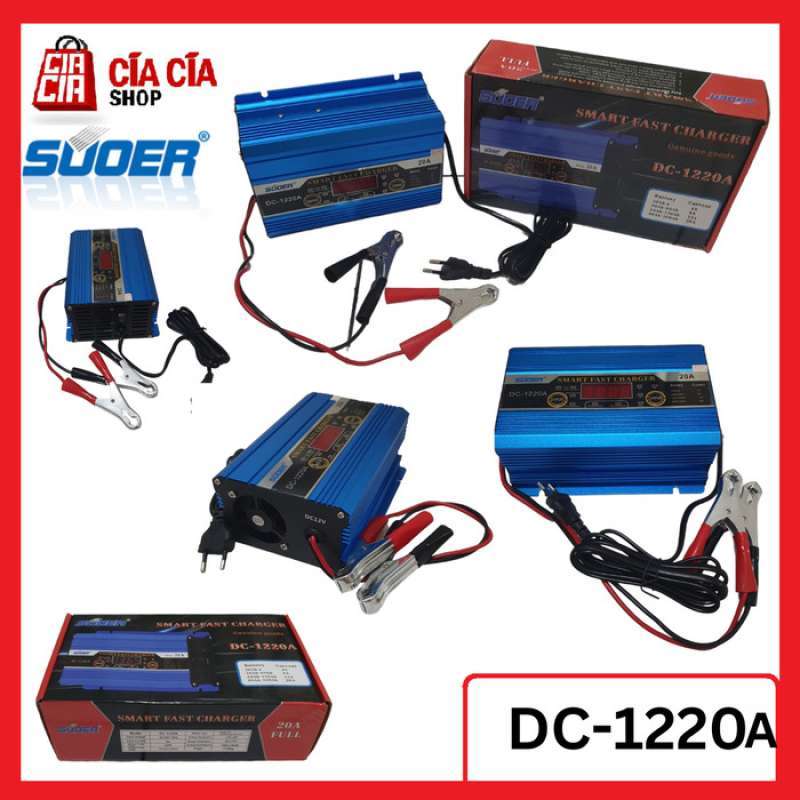 Promo Terbaik Smart Fast Charger Aki Suoer 12V 20A Dc-1220A Casan Accu ...