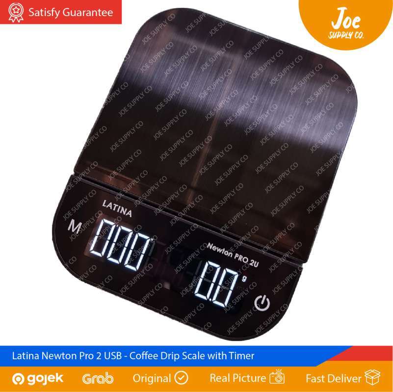 Promo LATINA Newton PRO 2 USB Coffee Drip scale Timer Timbangan Dapur ...