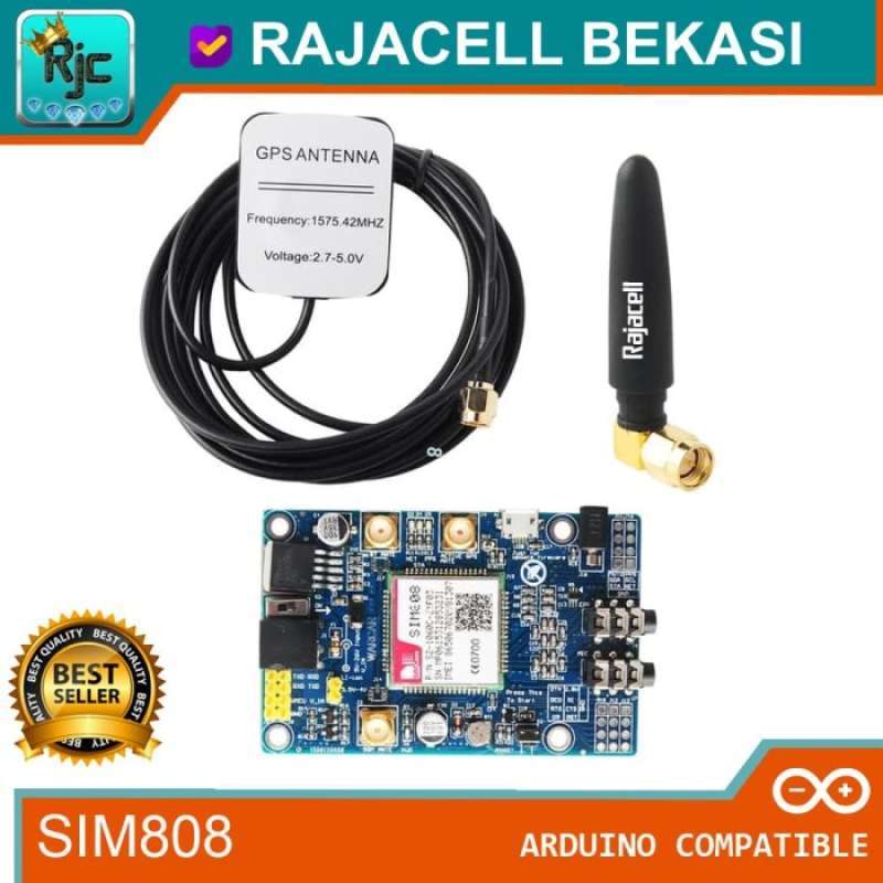 Promo SIM808 GSM GPRS GPS DEV BOARD WITH GPS ANTENNA SUPPORT 2G 3G 4G CARD - TOKOSEPULUH10 ...