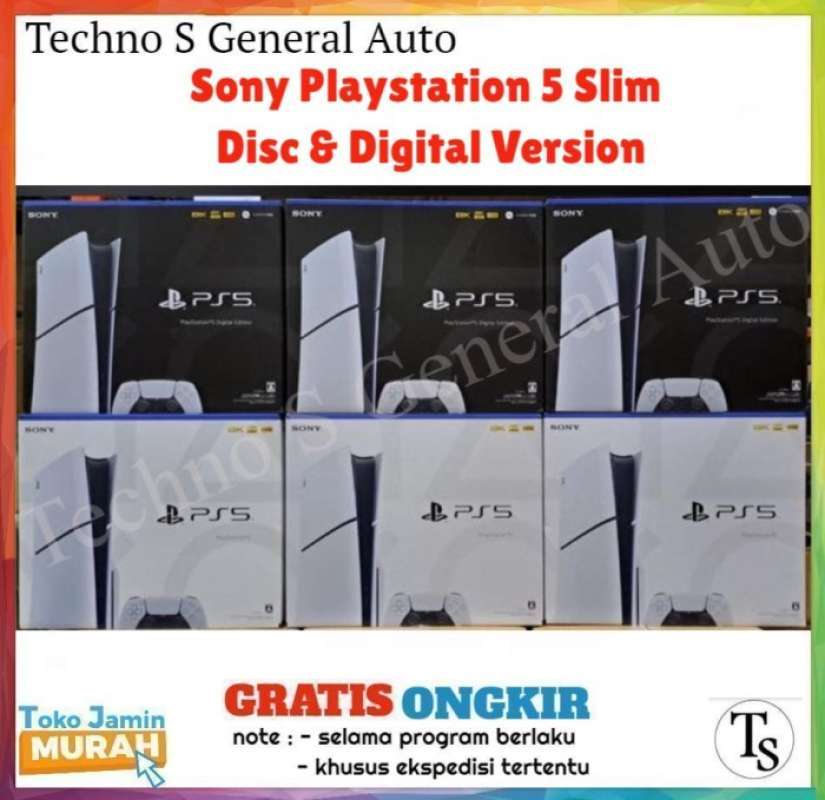 Promo SONY PLAYSTATION 5 SLIM DISC DIGITAL VERSION / PS5 SLIM DIGITAL ...