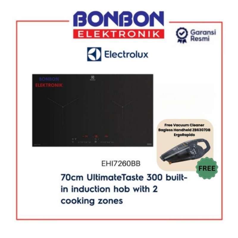 Promo Electrolux Built-In Induction Hob Ehi7260Bb 70Cm Kompor Tanam ...