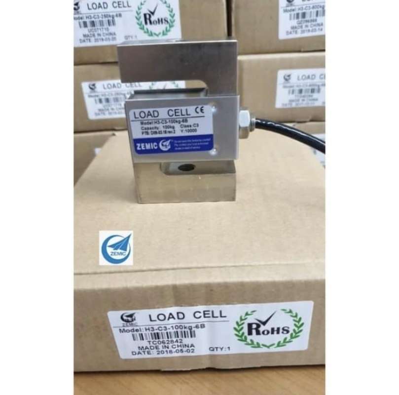 Jual Load cell Zemic H3 100 Kg / Sensor Timbangan Zemic Model S H3 100 Kg di Seller TDM Grosir ...