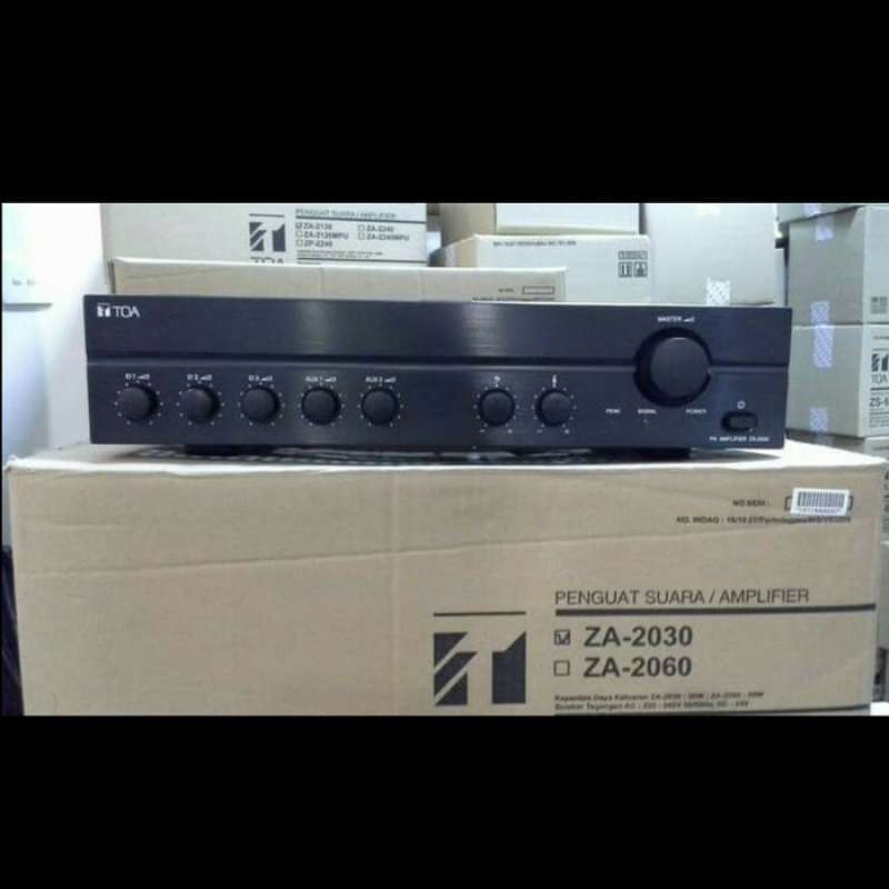 Promo Amplifier Amply Ampli TOA 30W ZA2030 ZA-2030 ZA 2030 30 W WATT Ori Diskon 23% di Seller ...